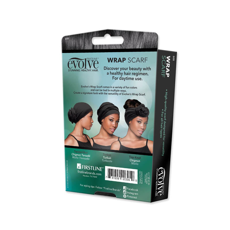 Evolve Wrap Scarf (305-Black) – HW Beauty